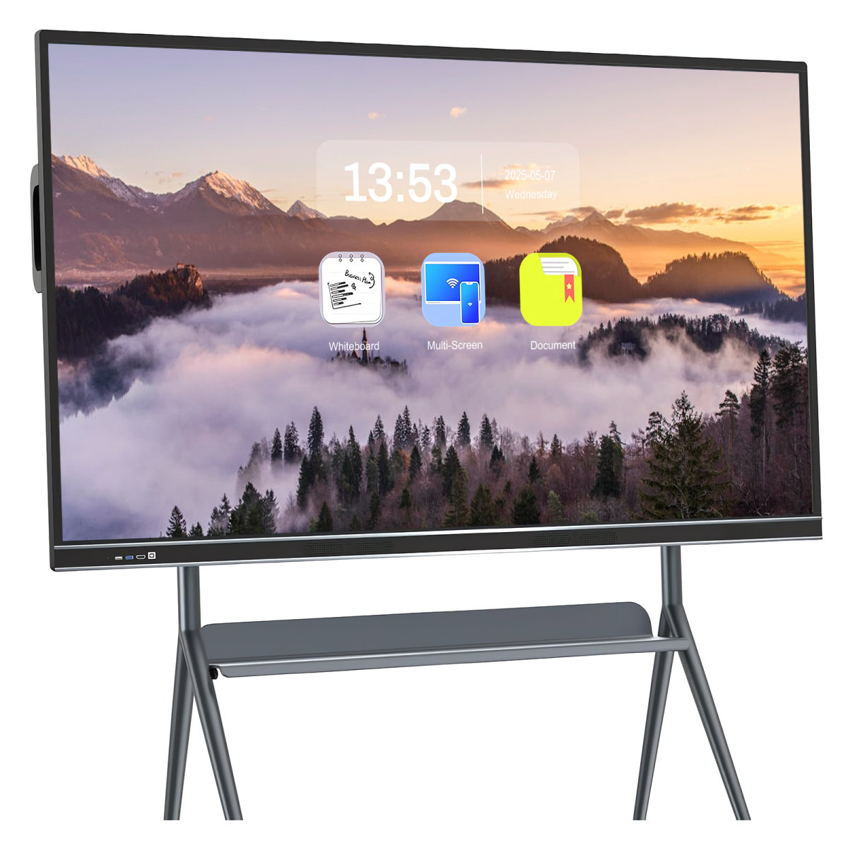 JYXCN Smart Board Conference Touch Interactive Wireless Board 75" 4K Touch Screen Zoom & Teams ...